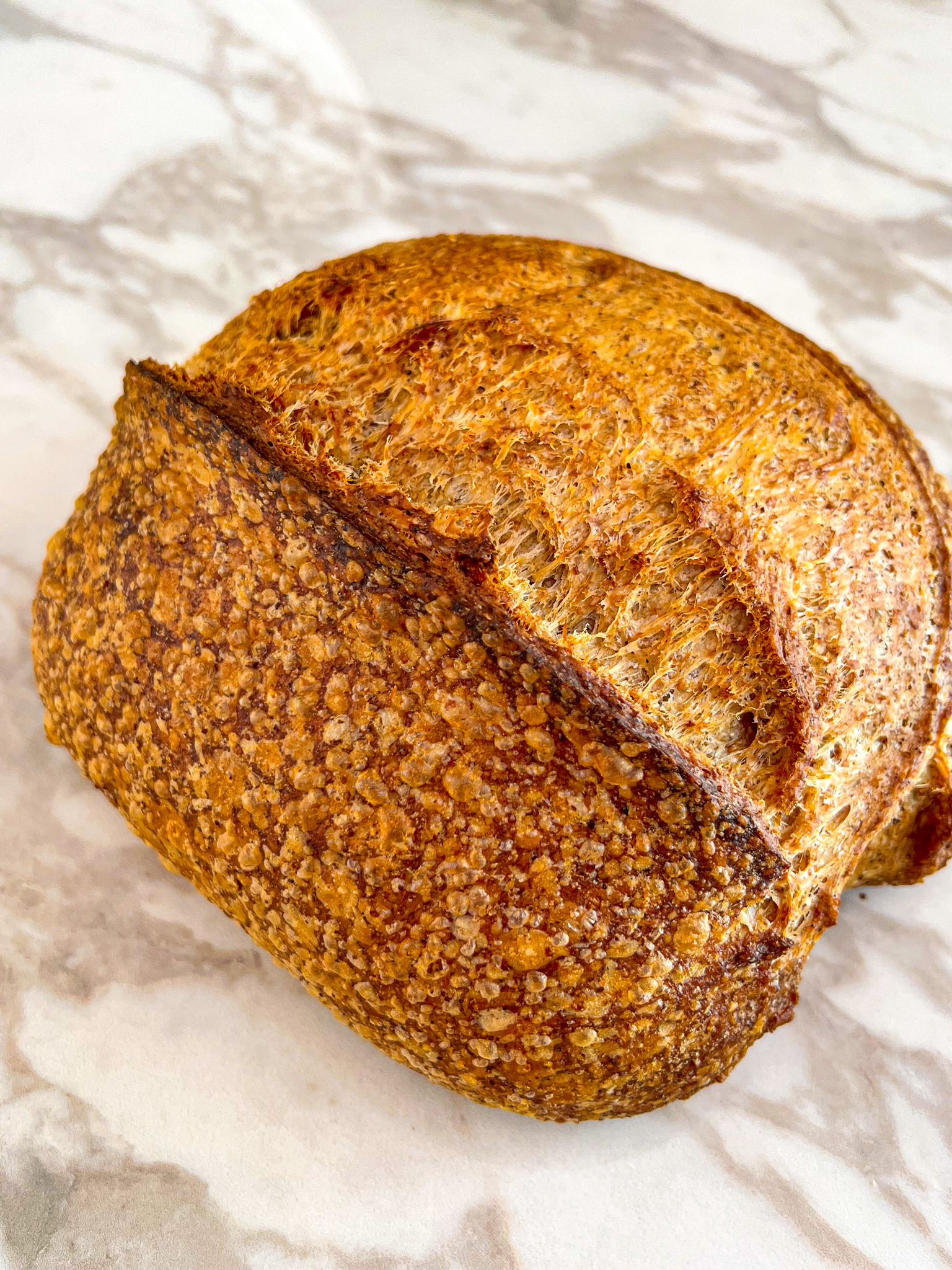 PANE INTEGRALE CON GRANO ARSO - DOLCEMENTE CON MAGDA